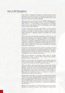 IIMB PGPPM Placement Brochure